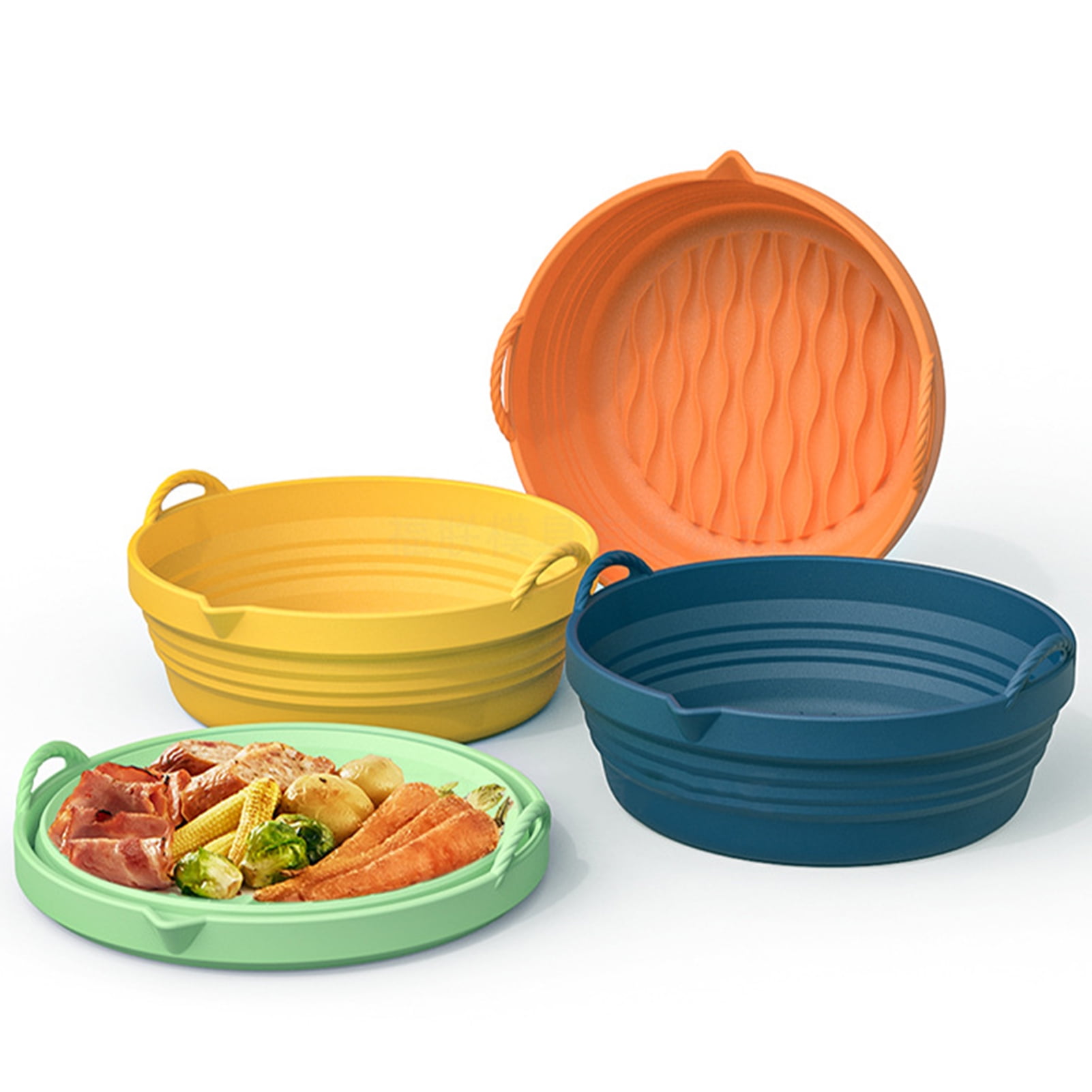 Riguas Baking Pan Foldable Not Sticky High Elasticity Heat Resistance ...