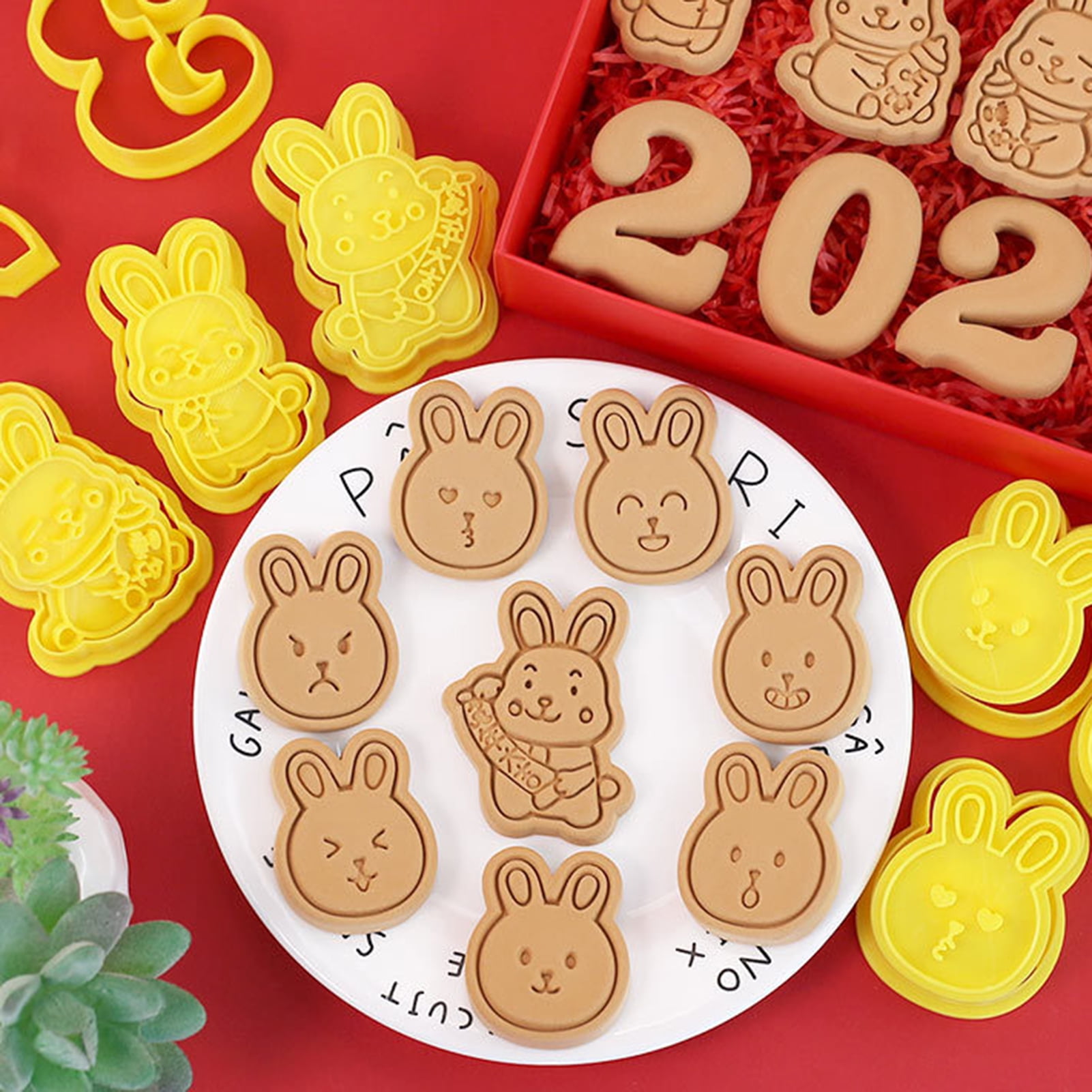 Riguas Biscuit Mold Non Sticky Easy Demoulding Three-dimensional Smooth ...