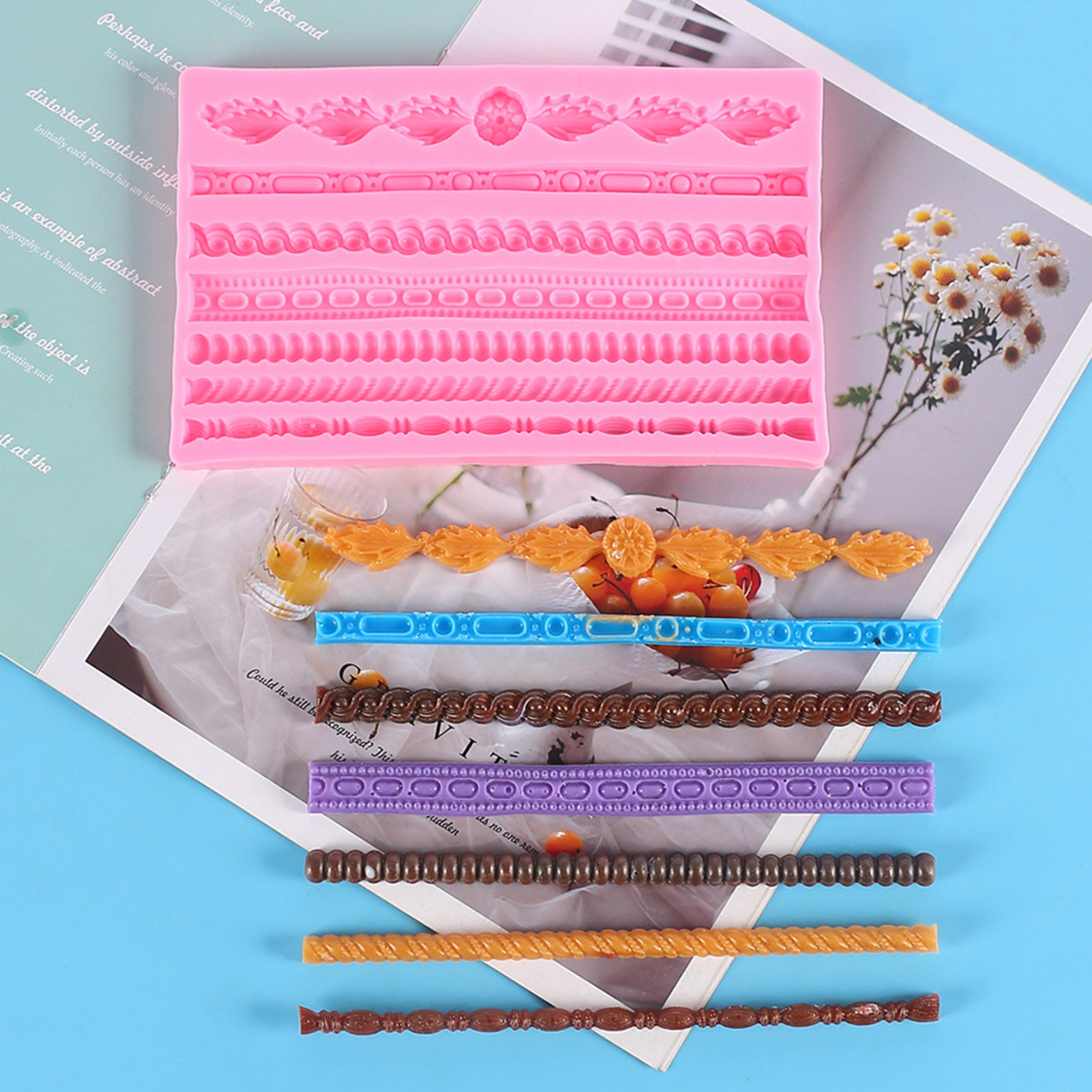 Riguas Cake Mold Reusable Scentless Safe Non-sticky Handiwork DIY ...