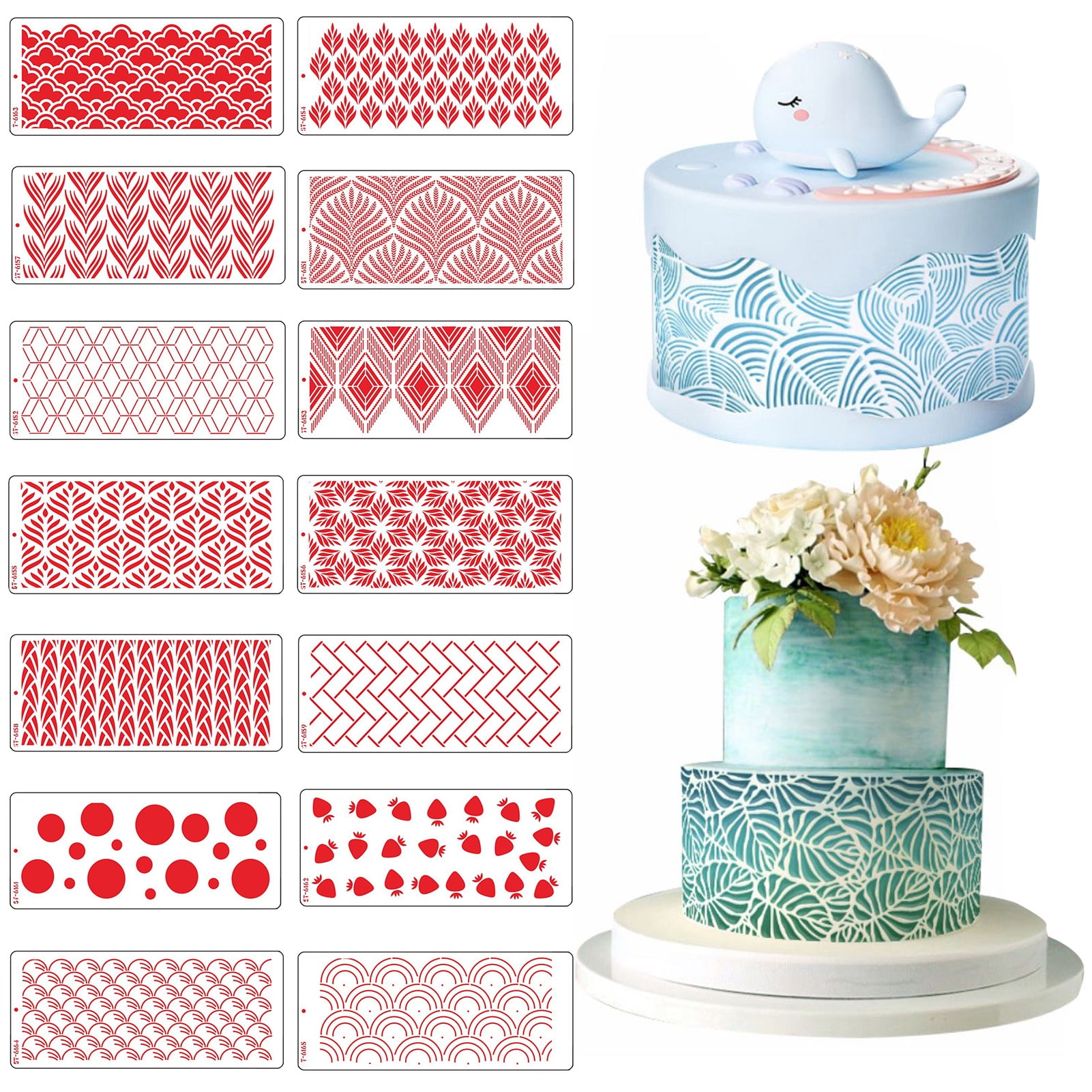 Riguas Cake Rim Mold Easy to Clean Food Grade Reused Non-stick Smooth ...