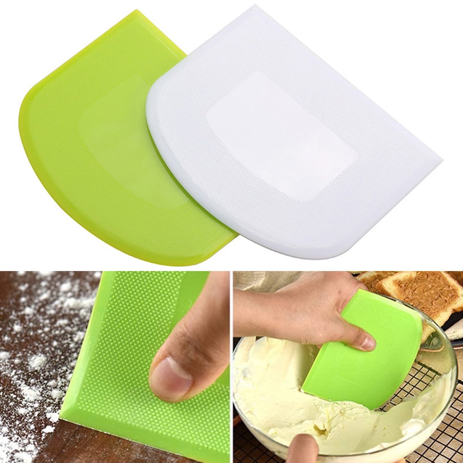 Riguas Cake Scraper Food Grade Not Sticky Flexible Cake Cream Spatula ...