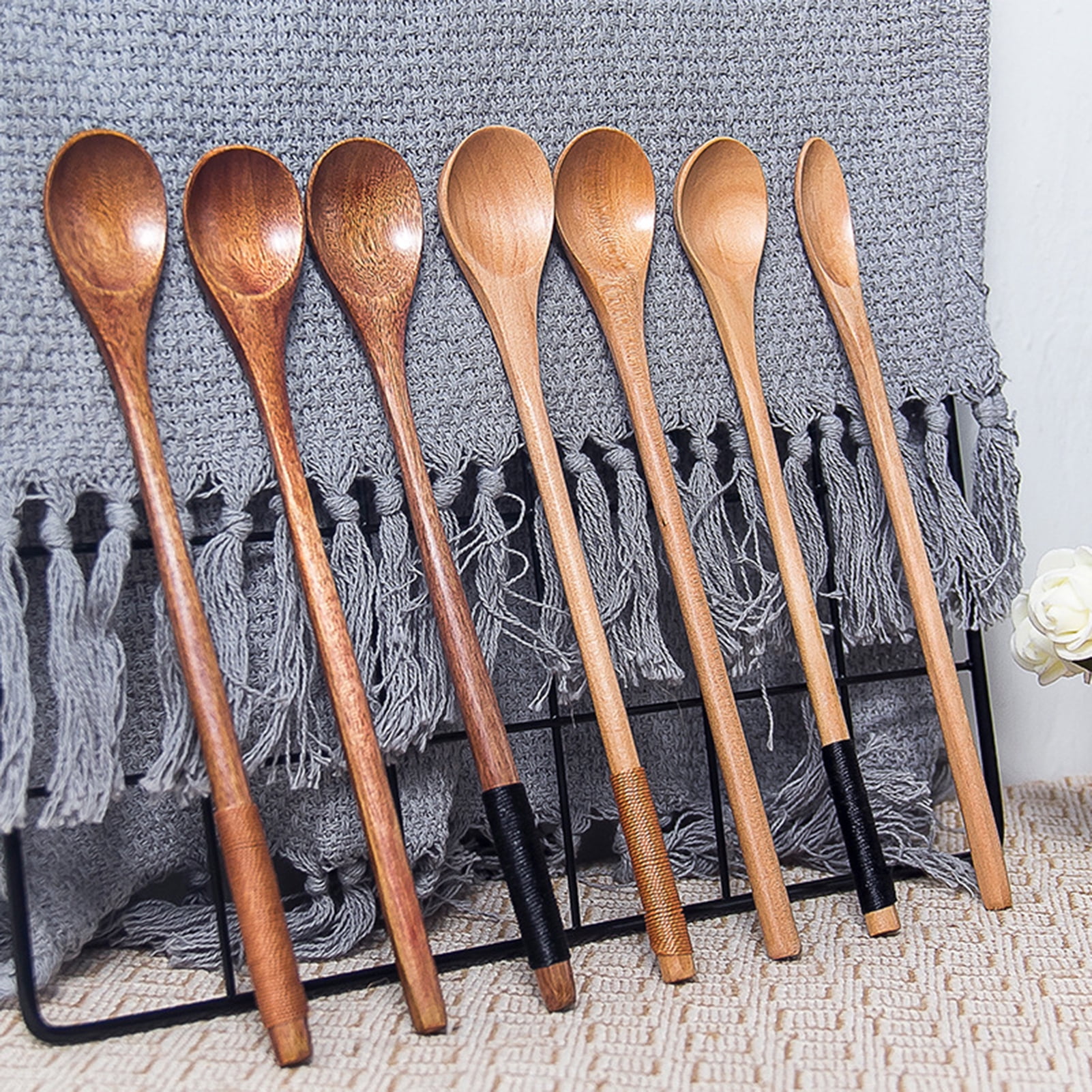 Riguas Coffee Spoon High Temperature Resistance Long Handle Anti ...