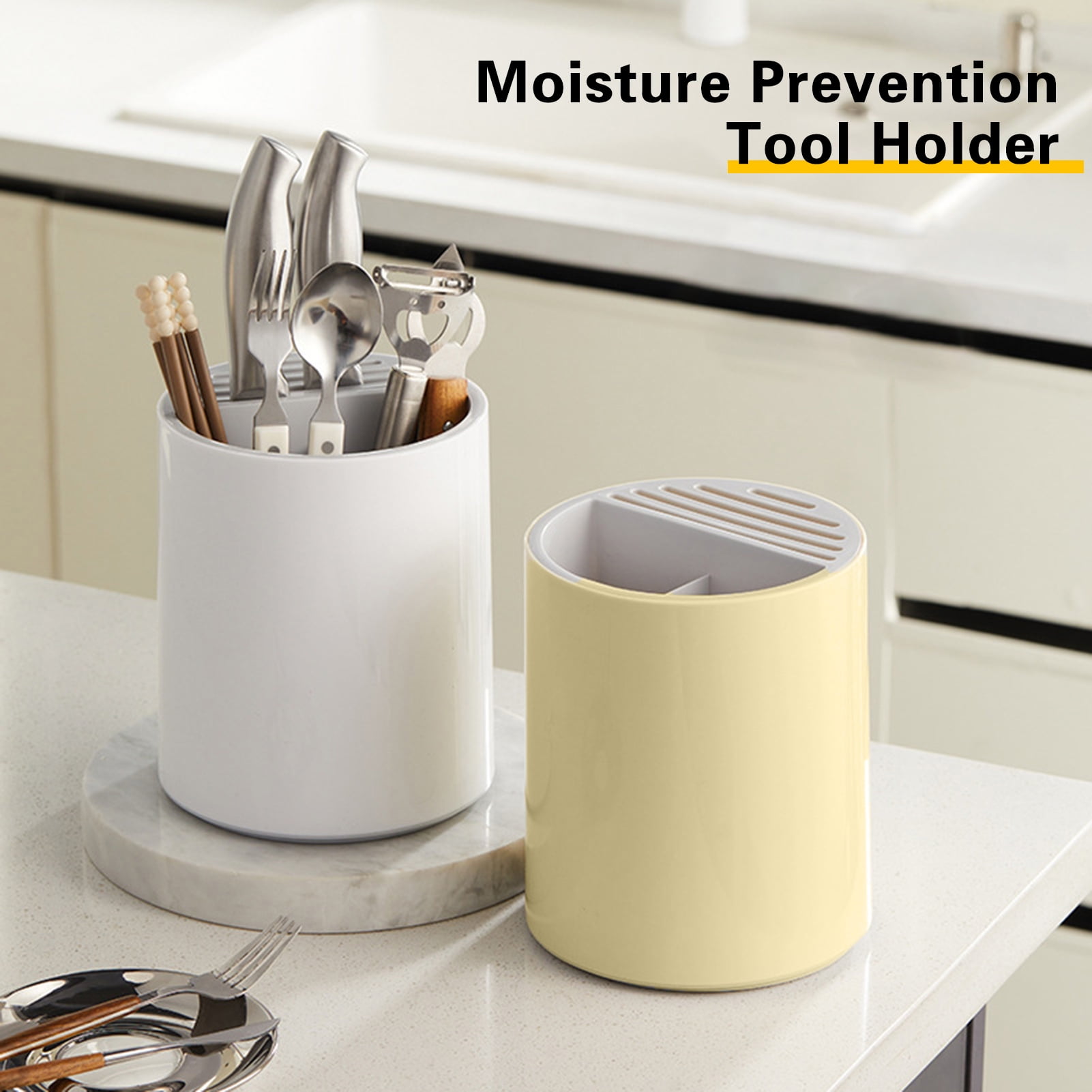 Riguas Detachable Cutlery Shelf with Drainage Hole Multi-grid Design ...