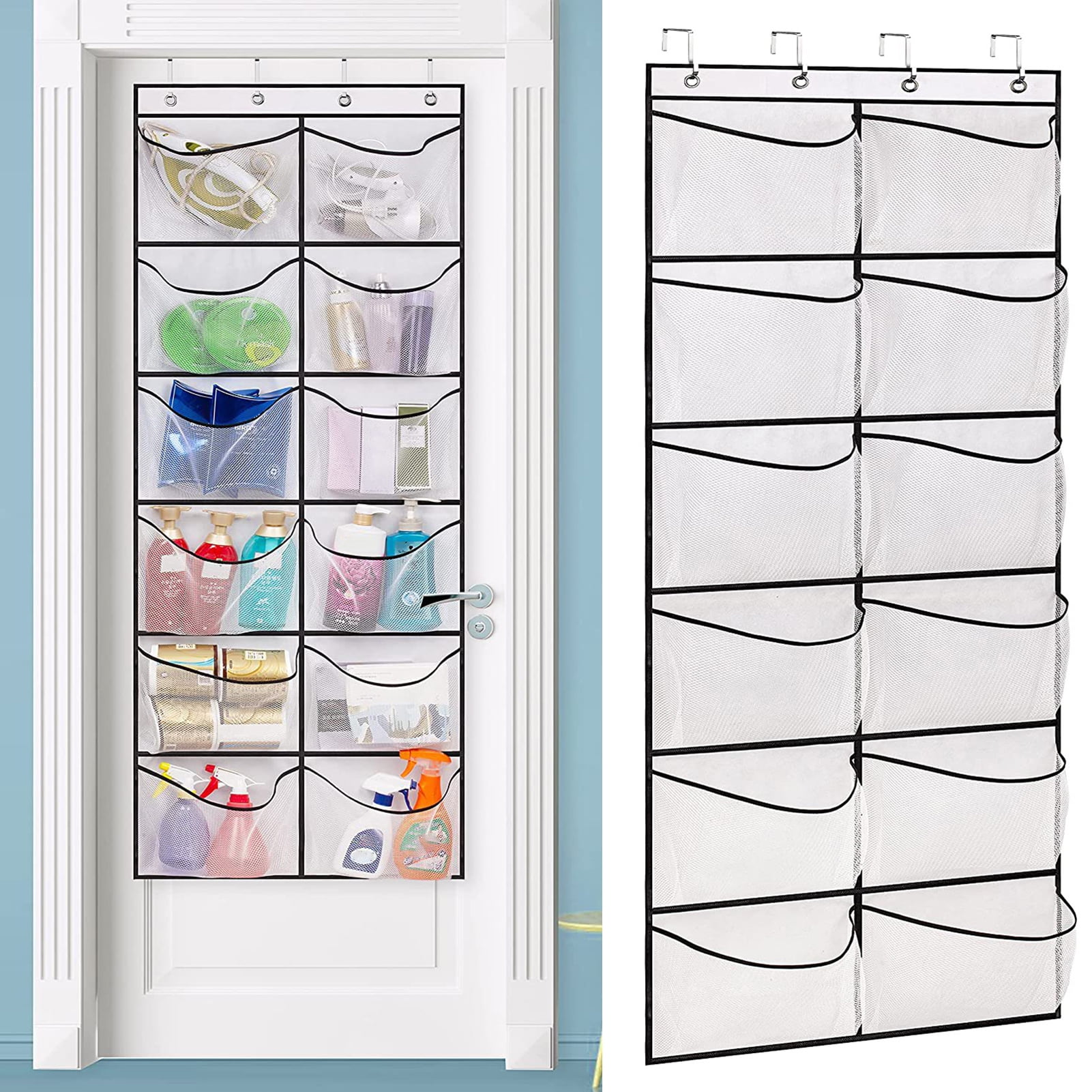 Riguas Door Hanging Bag with Large Mesh Pockets Large Capacity Easy ...