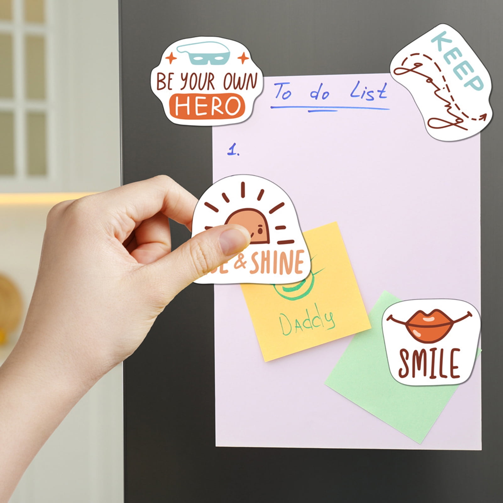 Riguas Funny Fridge Magnet Vibrant Color Compact Size Portable Widely ...