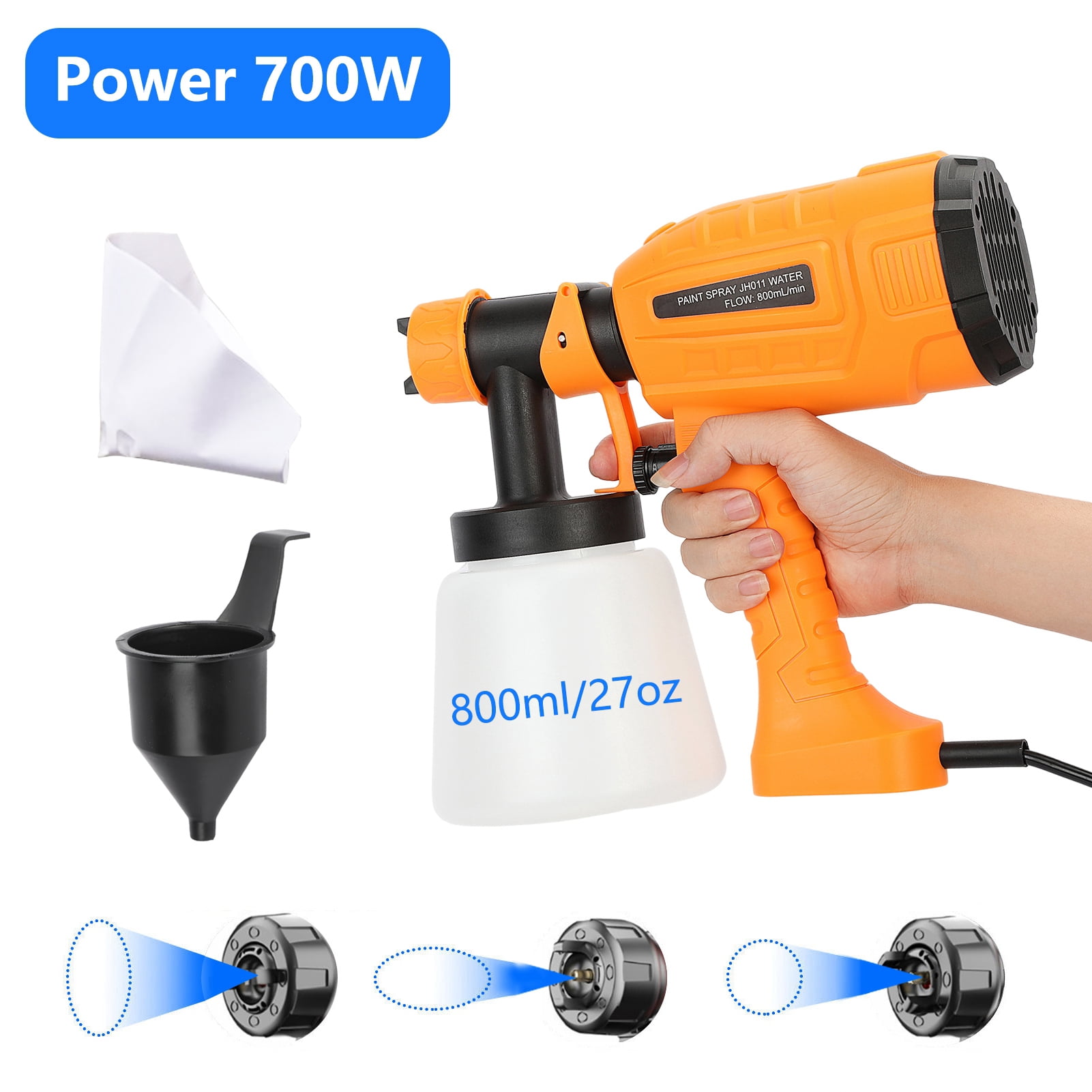 Riguas Paint Sprayer Machine High Power Long-Spray Distance 3 Spray ...