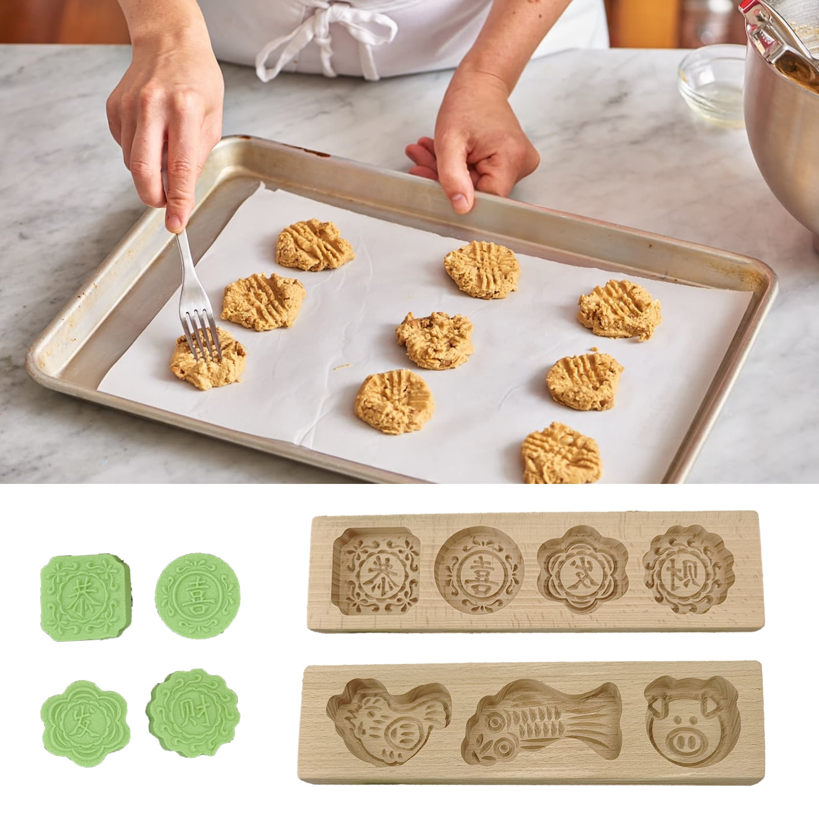 Riguas Patterned Cookie Cutter Food Grade BPA Free Smooth Edge ...