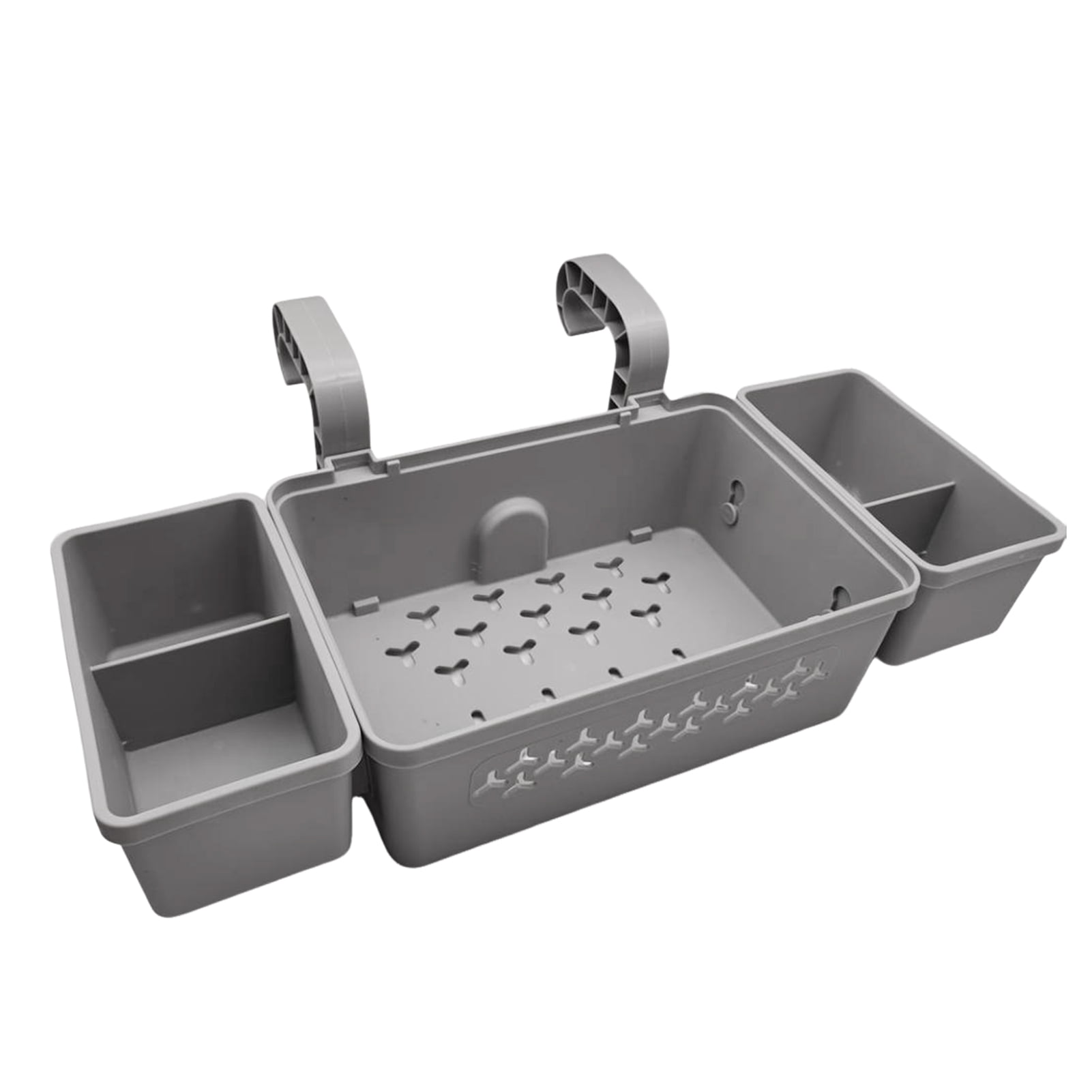 Riguas Poolside Storage Organizer with Cup Holder & Hooks - Large ...