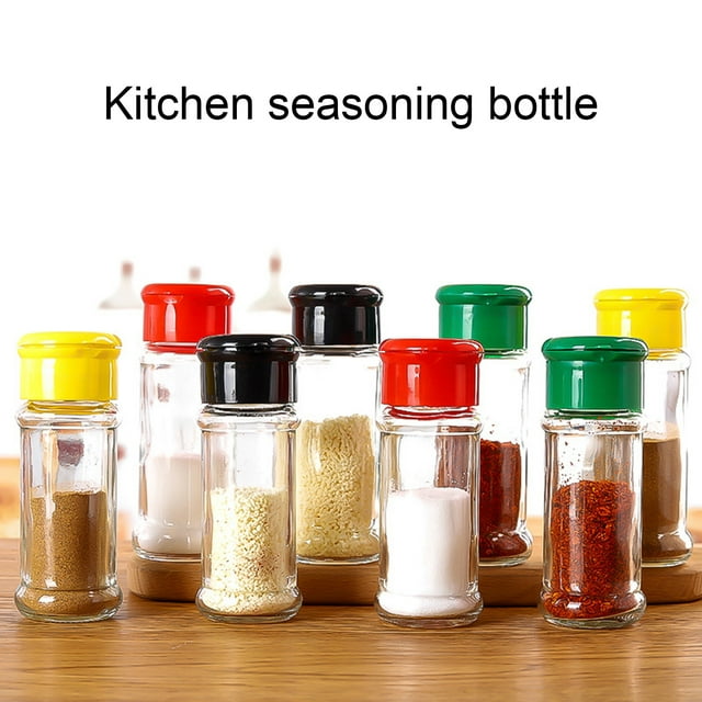 Riguas Spice Jar with Lid Clear Detachable Reusable Refillable Multi ...