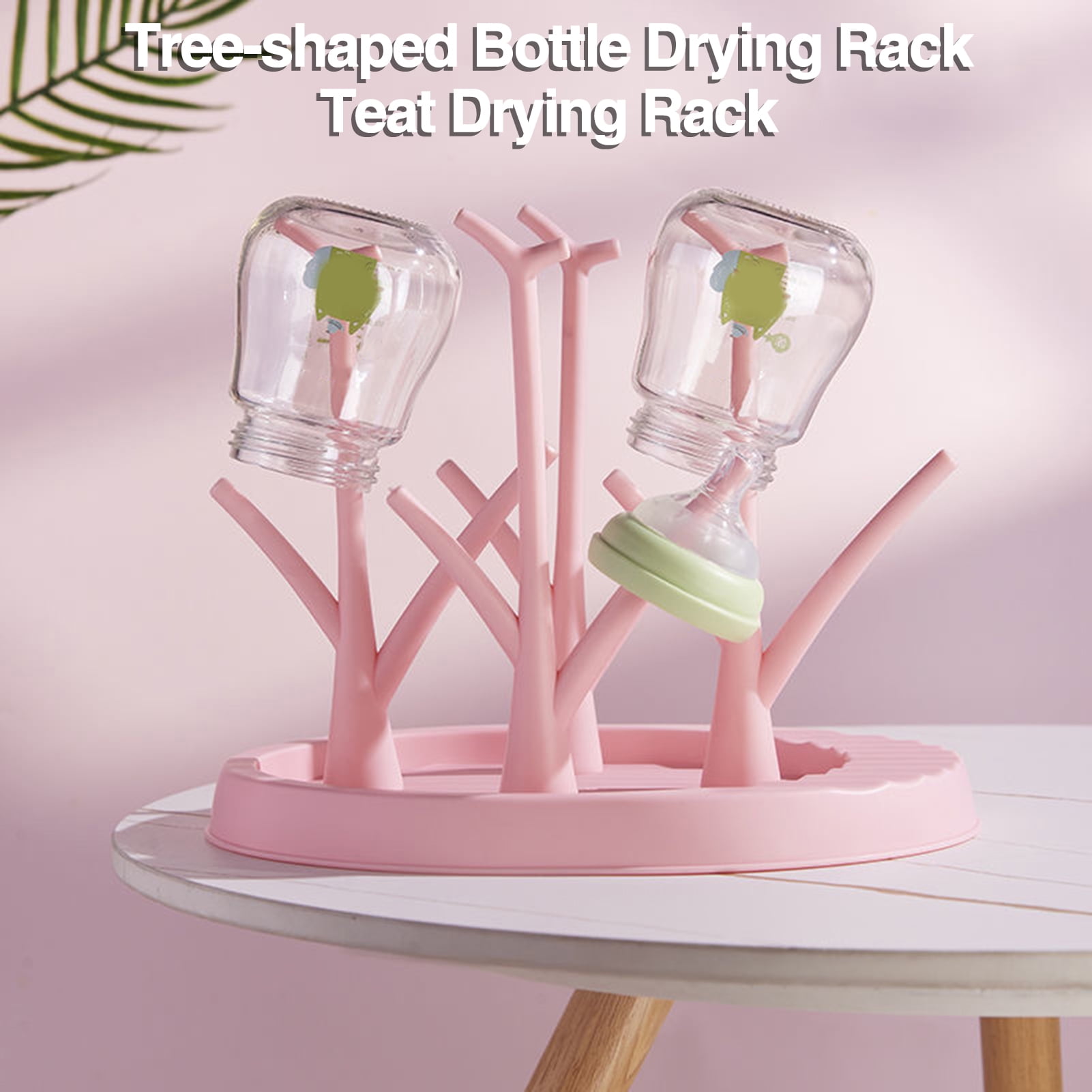 Riguas Tree-Shaped Baby Bottle Drain Rack Detachable Stick Easy ...