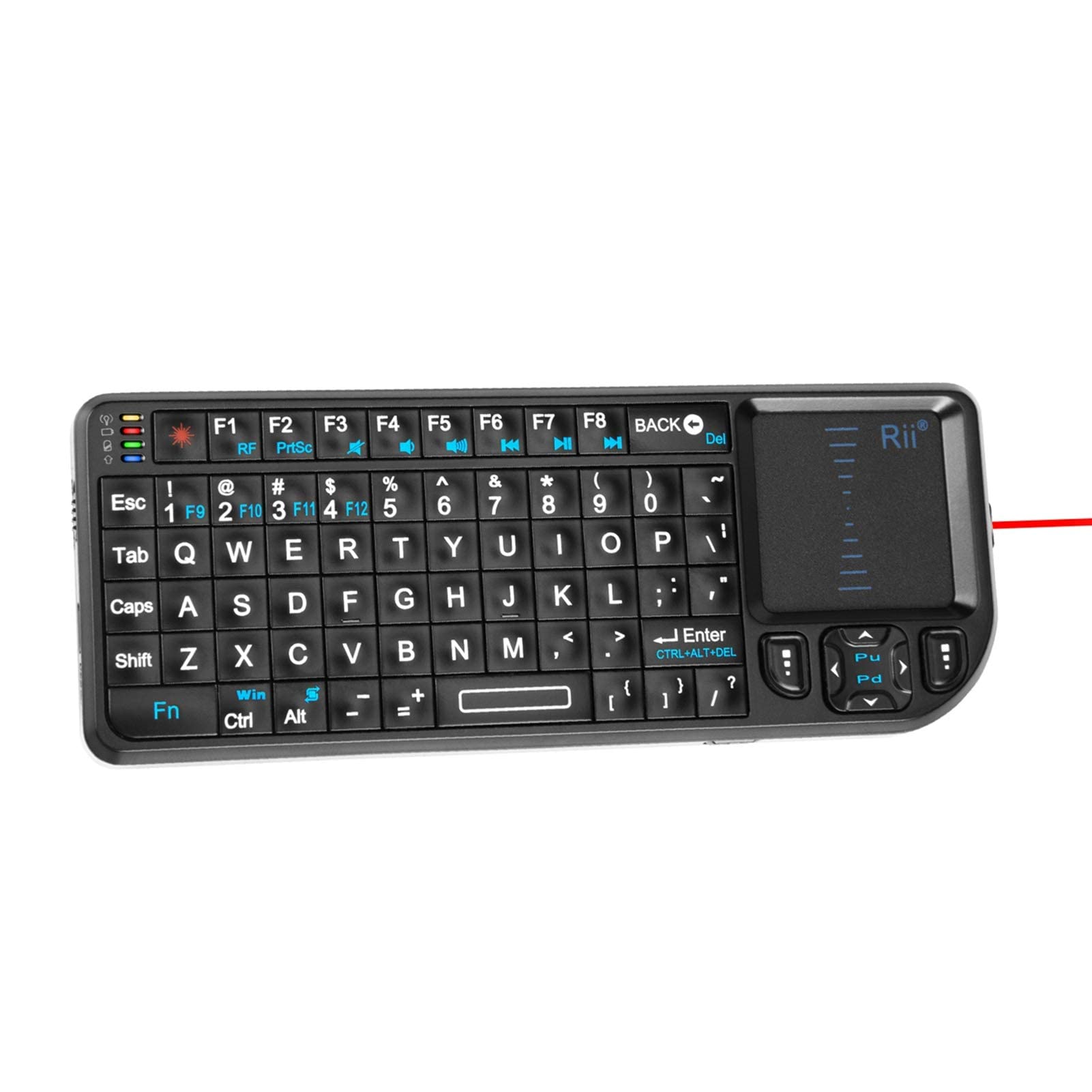 Vilros 2.4GHz Mini Wireless Keyboard and Touchpad with Gaming Style ...