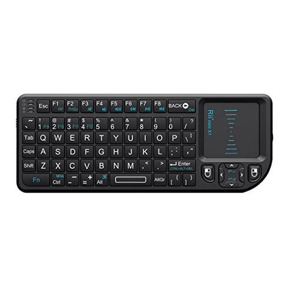 Rii Mini Wireless Keyboard with Touchpad, Lightweight Portable ...