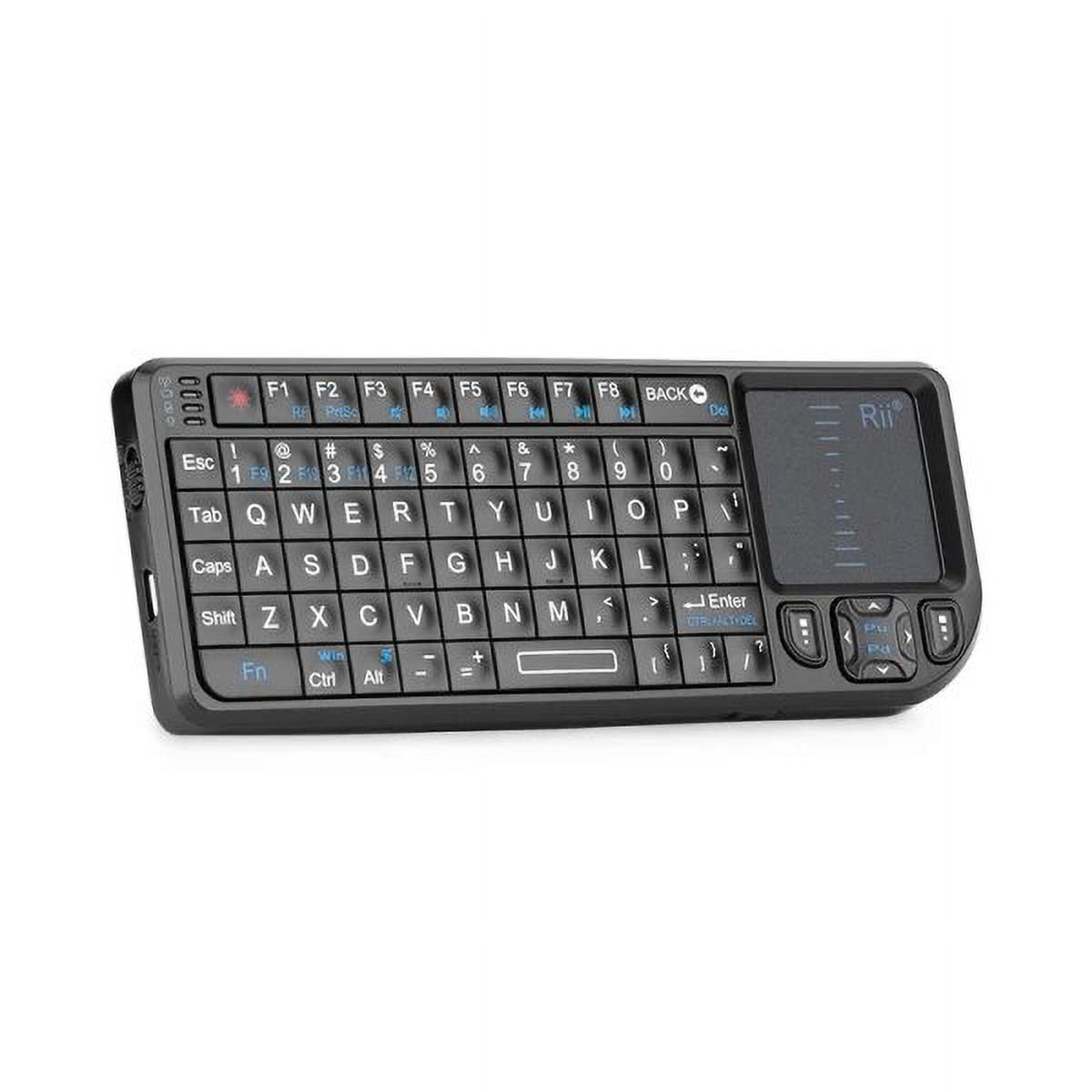 Rii K01V3 Mini Wireless Keyboard with Backlight Laser Pointer ...
