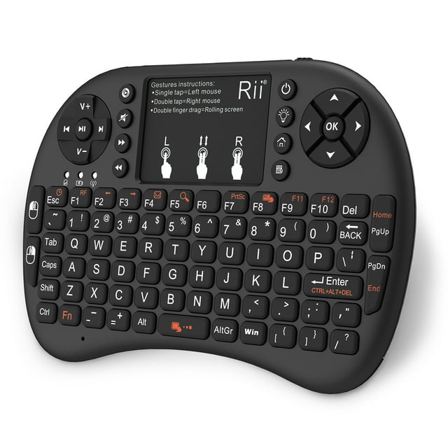 Rii i8+ Mini wireless keyboard 2.4GHz Wireless Keyboard with TouchPad ...