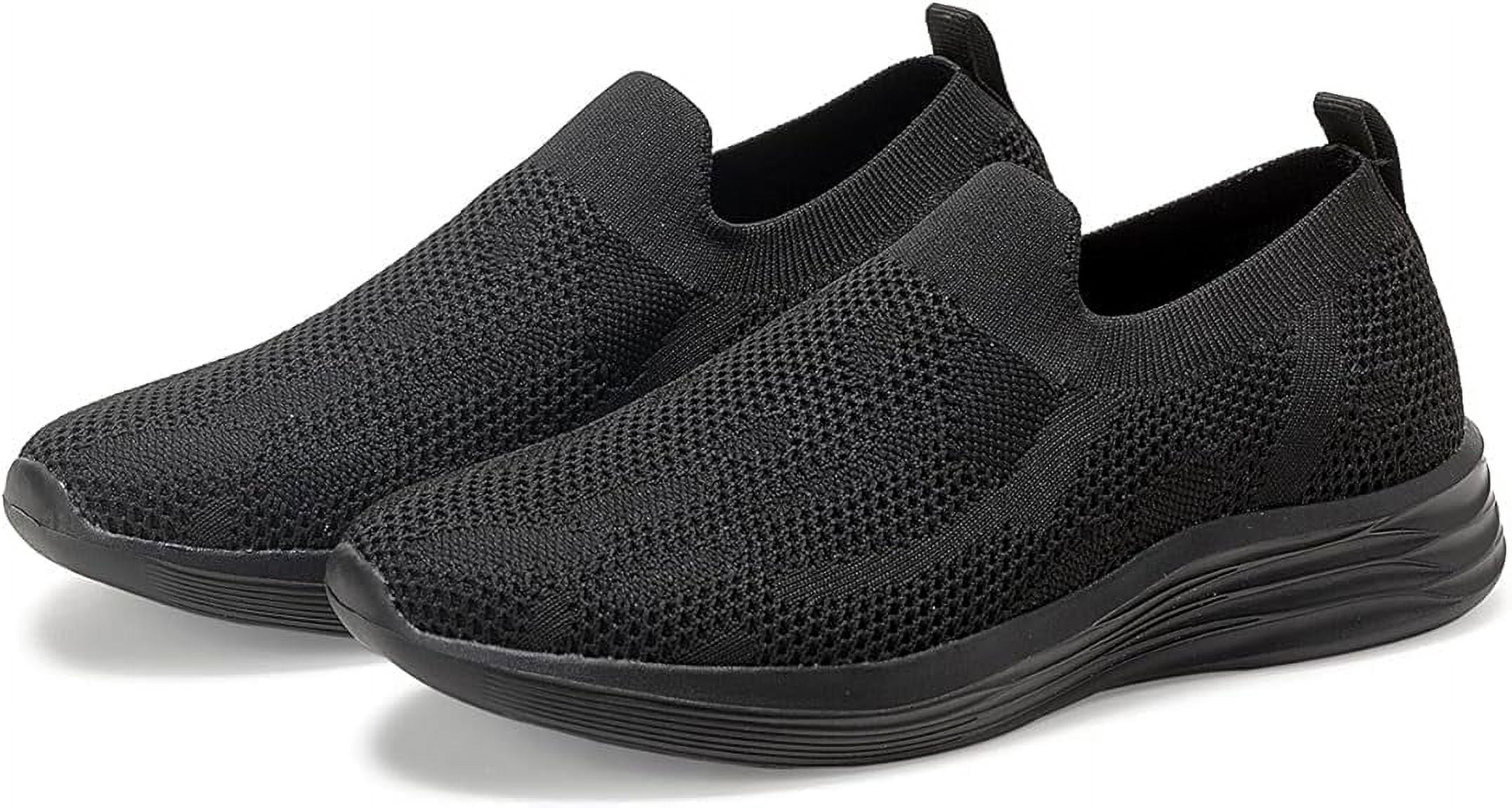Flatgios Women's Walking Running Slip-On Lightweight Sneaker, Casual ...