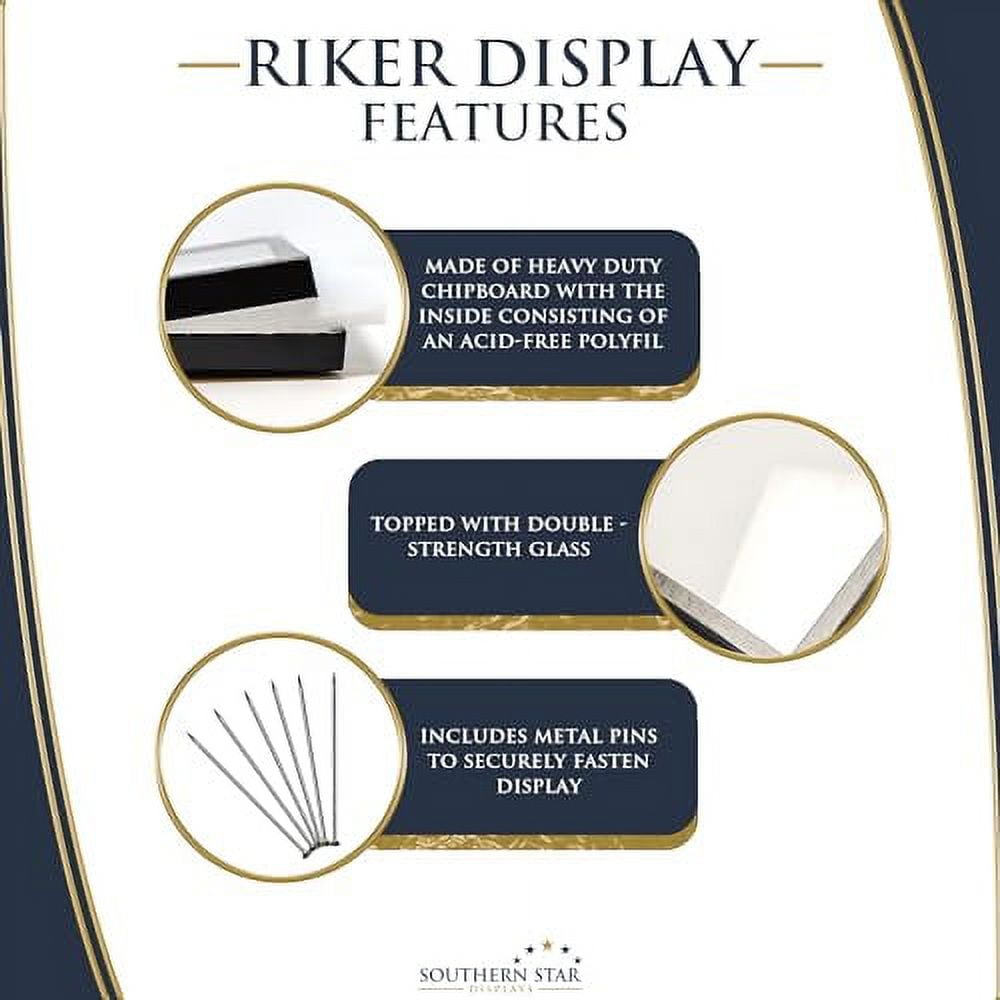Riker Display Case 12 x 16 x 3/4" for Collectibles Jewelry Arrowheads ...