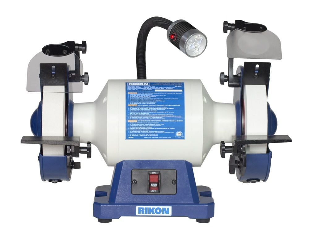 Rikon 8 Inch Bench Grinder - 1-1/2 Inch Wide Stone - Walmart.com