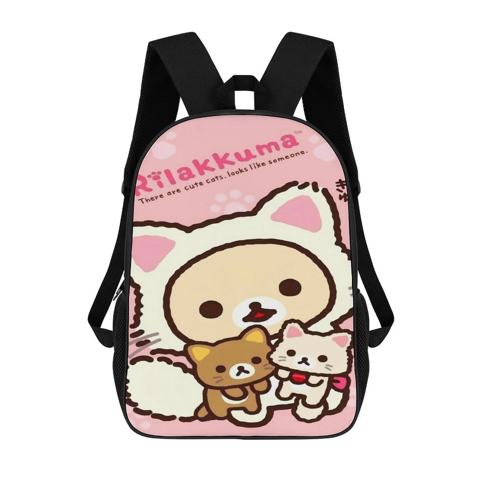 Rilakkuma Anime Backpack 17 Inch Travel Laptop Backpack 17inch ...