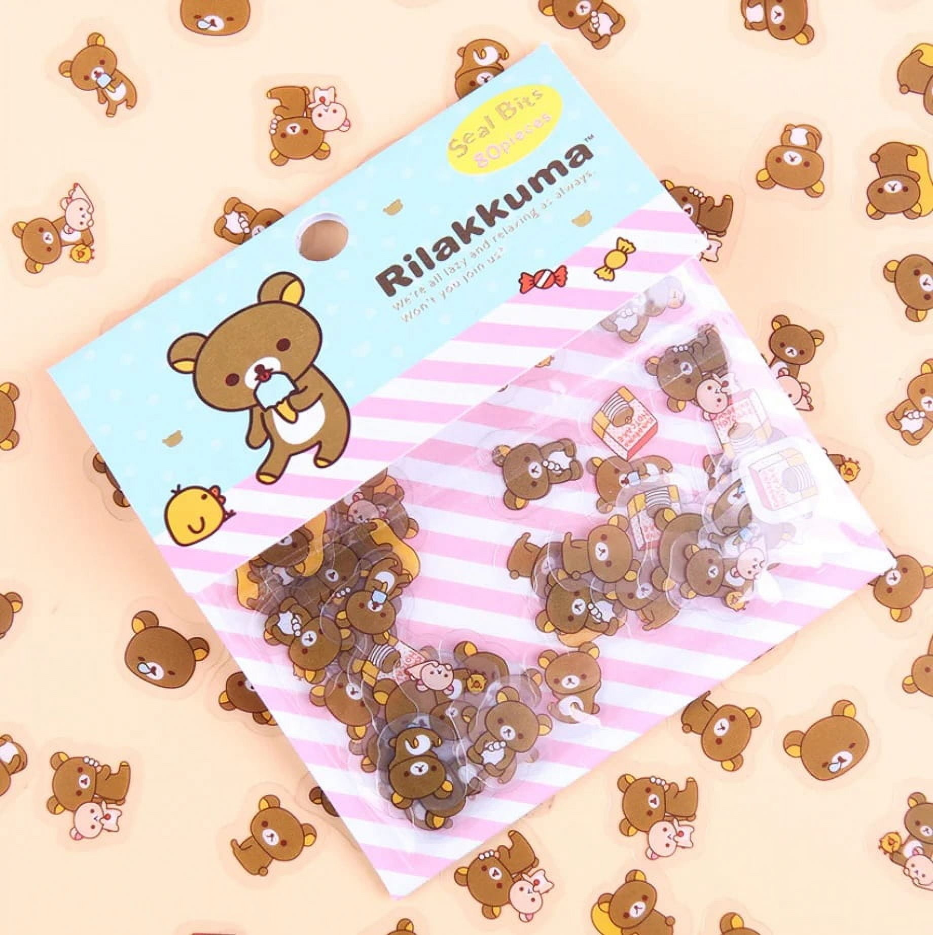 Rilakkuma Mini Seal Die Cut Sticker Pack - Walmart.com