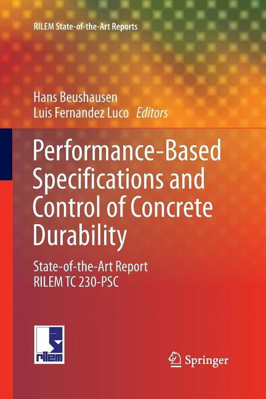 Rilem State-Of-The-Art Reports Performance-Based Specifications and ...