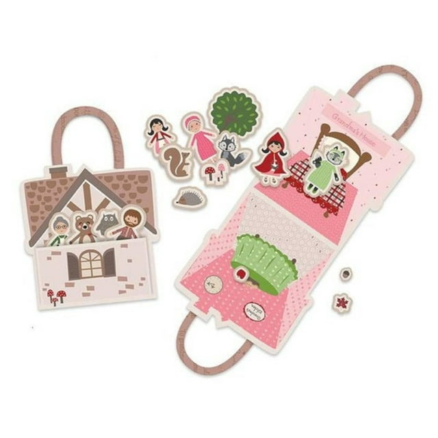 Riley Blake Jennifer Long To Grandmother's House Storybook Felt Doll ...