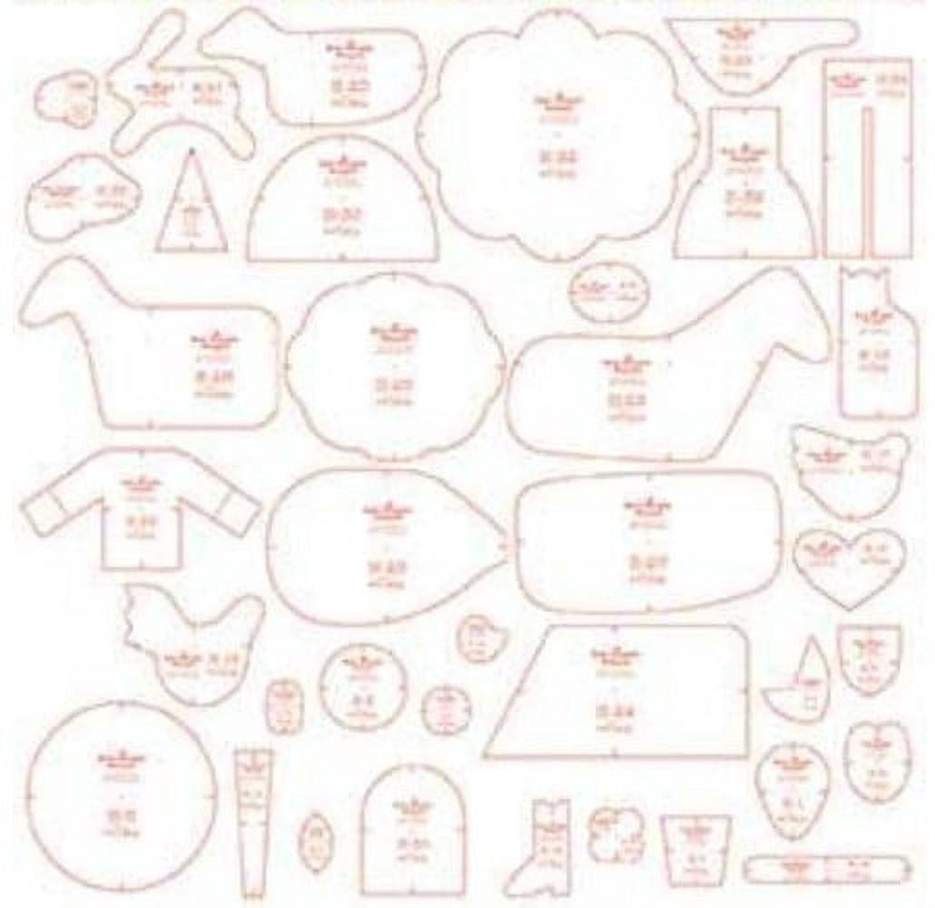 Lori Holt Farm Sweet Farm Quilt Template Set - Walmart.com