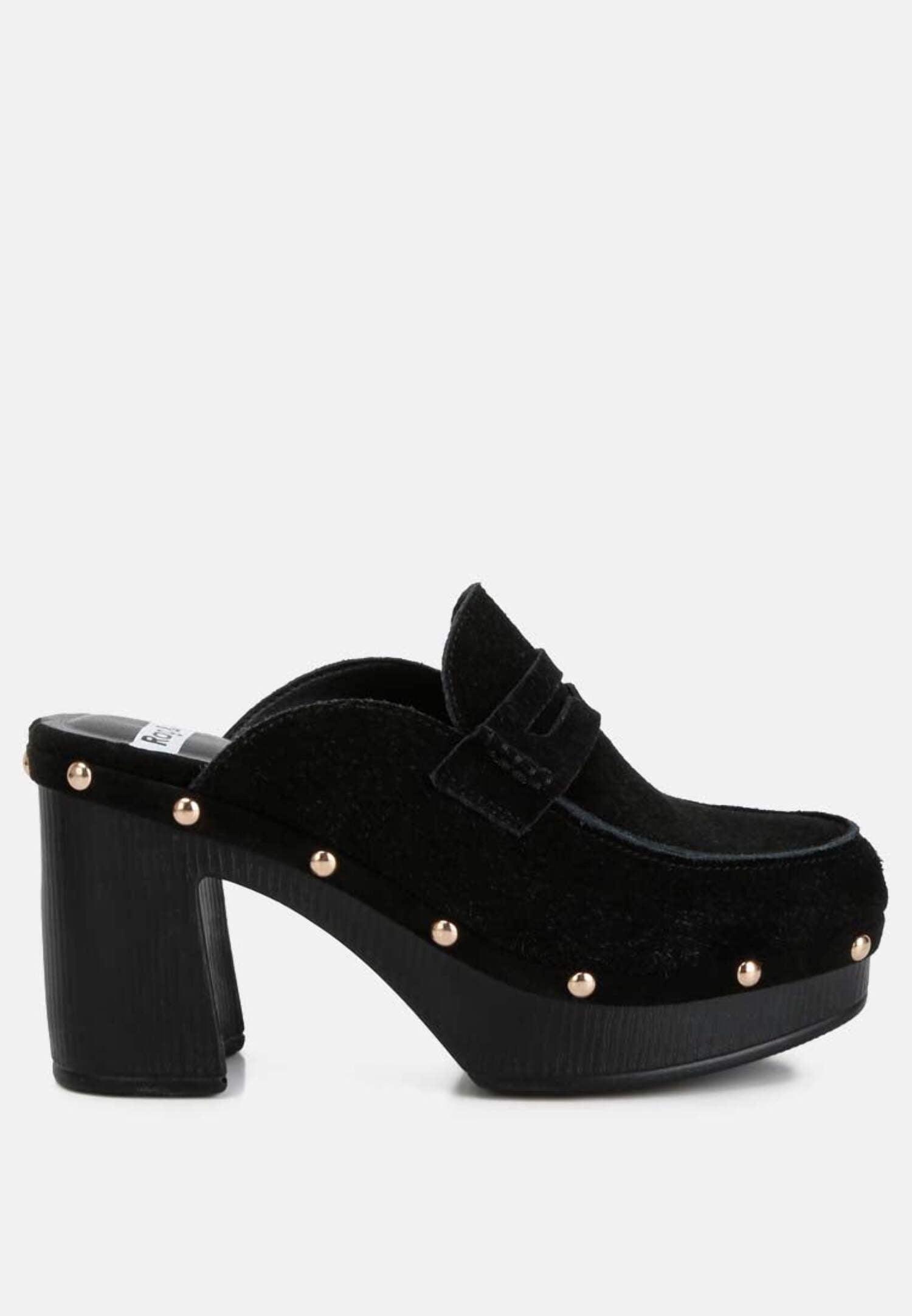 Riley Genuine Suede Platform Clogs - Walmart.com