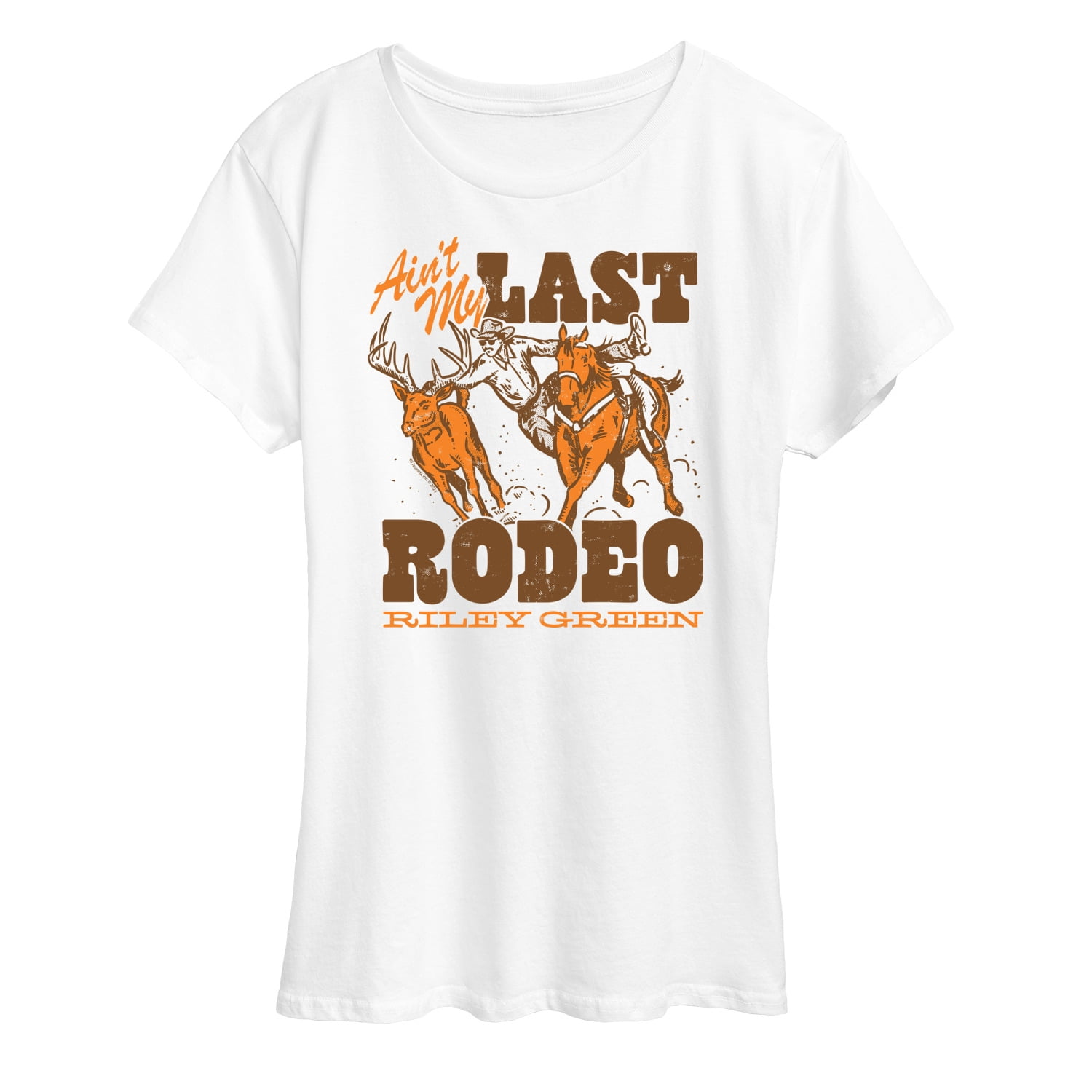 Riley Green - Last Rodeo - Country Music - Women's Short Sleeve Graphic ...
