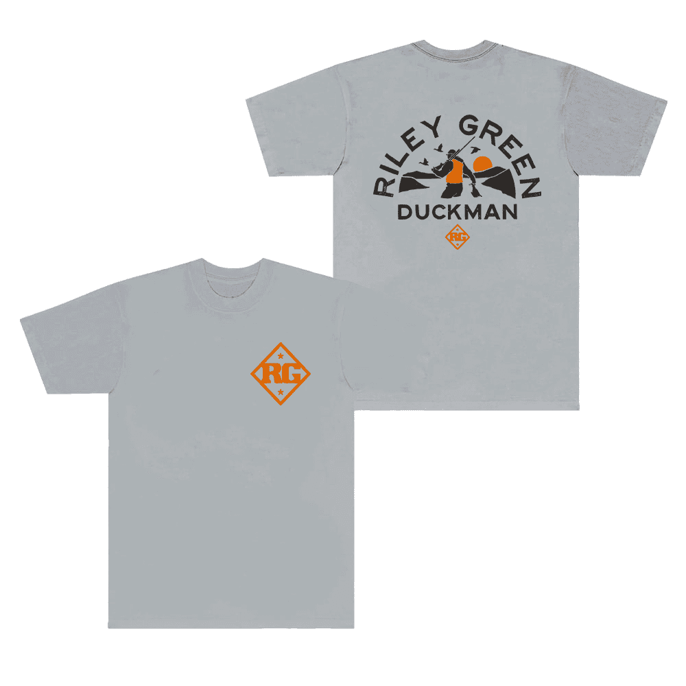 Riley Green Merch T-Shirt DG Duck Man Logo Short Sleeve T Shirts Women ...