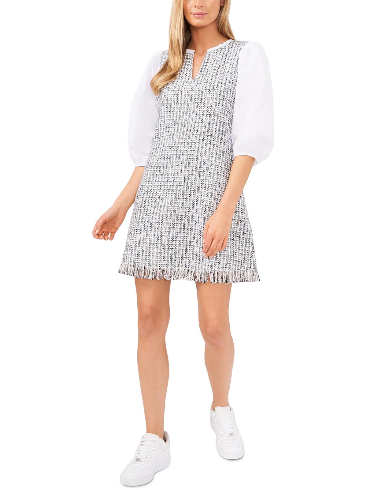 Riley & Rae Womens Tweed Mini Sheath Dress - Walmart.com
