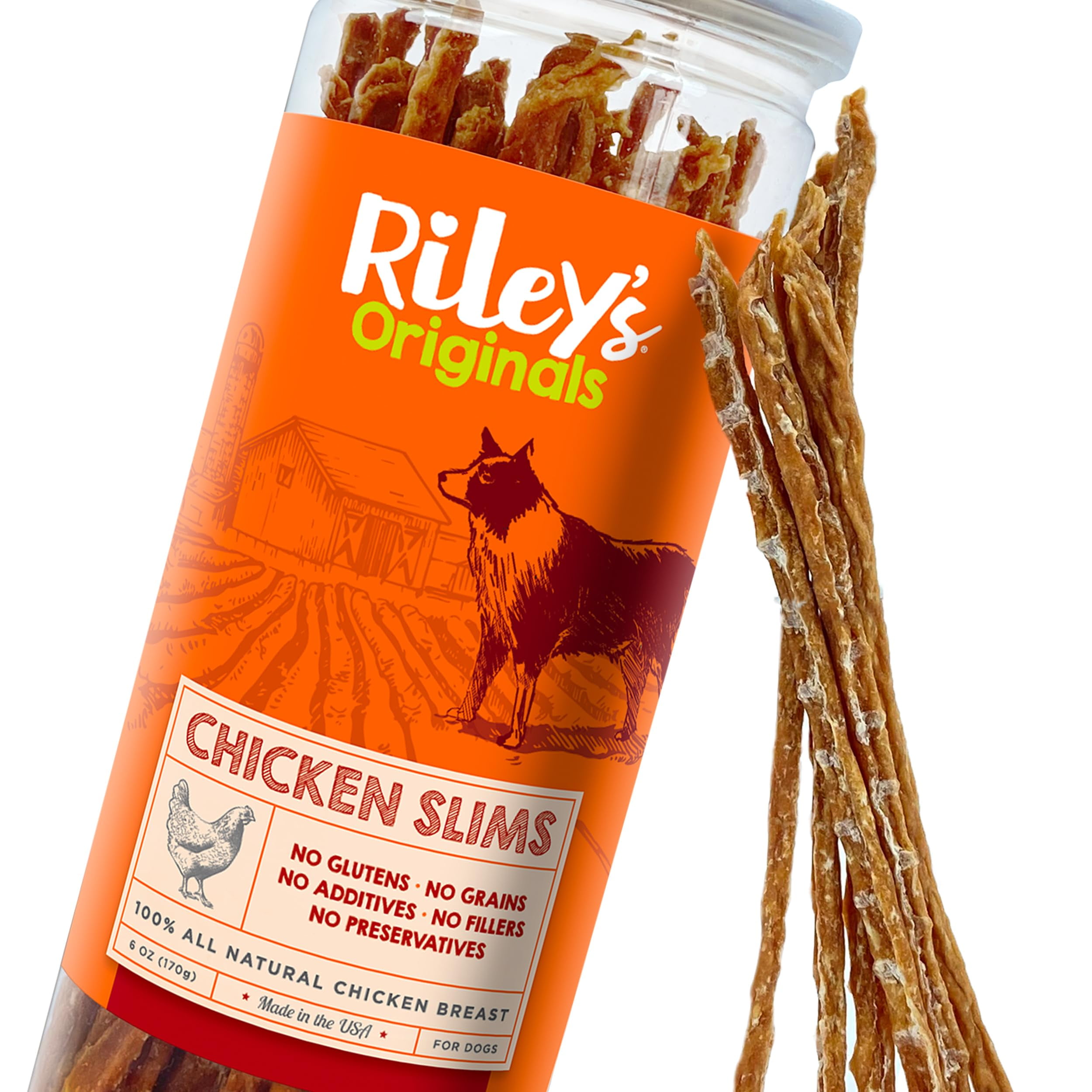 Riley's Chicken Sticks for SBF3 Dogs - Natural USA Sourced Single ...