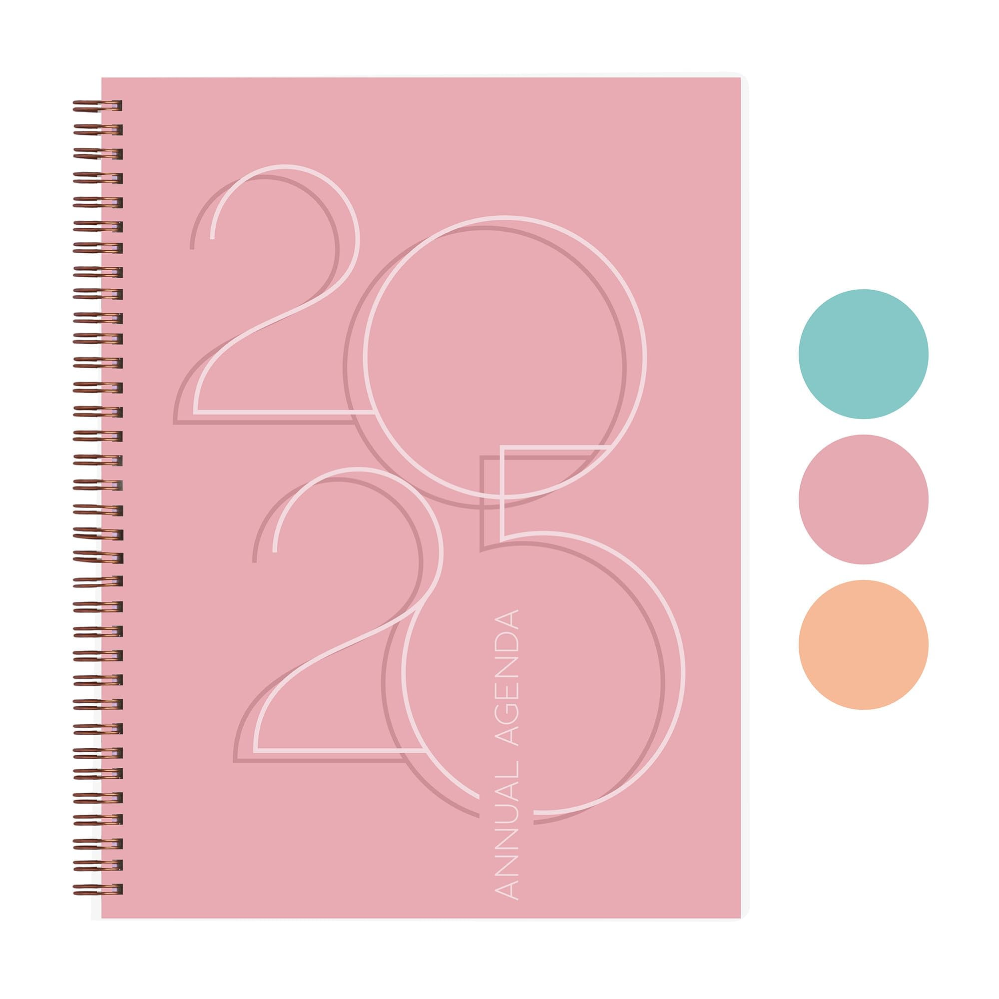 Rileys 2025 Annual Weekly Planner - Typographic Weekly & Monthly Agenda ...