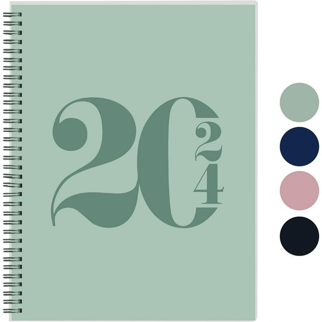 Rileys & Co 2024 Annual Weekly Planner - Typographic Weekly & Monthly ...