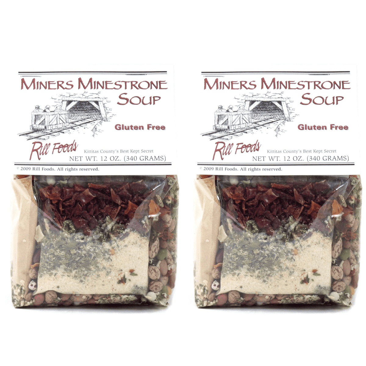 Rill Foods Minestrone Soup Mix, 2-Pack, 11 oz - Walmart.com