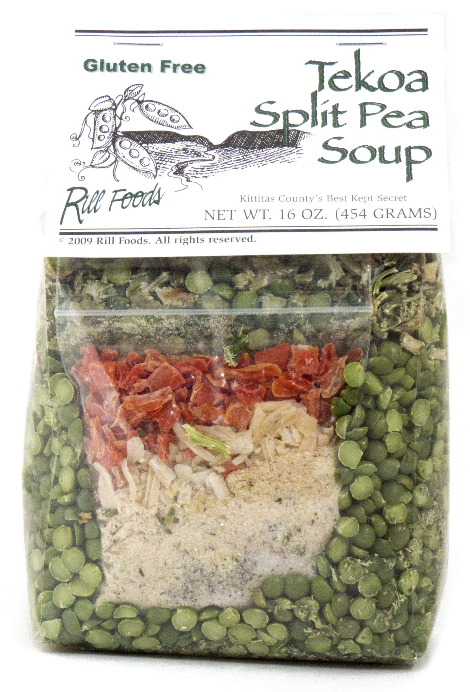 Rill Foods Tekoa AJH3 Split Pea Soup Mix 16 oz - Walmart.com