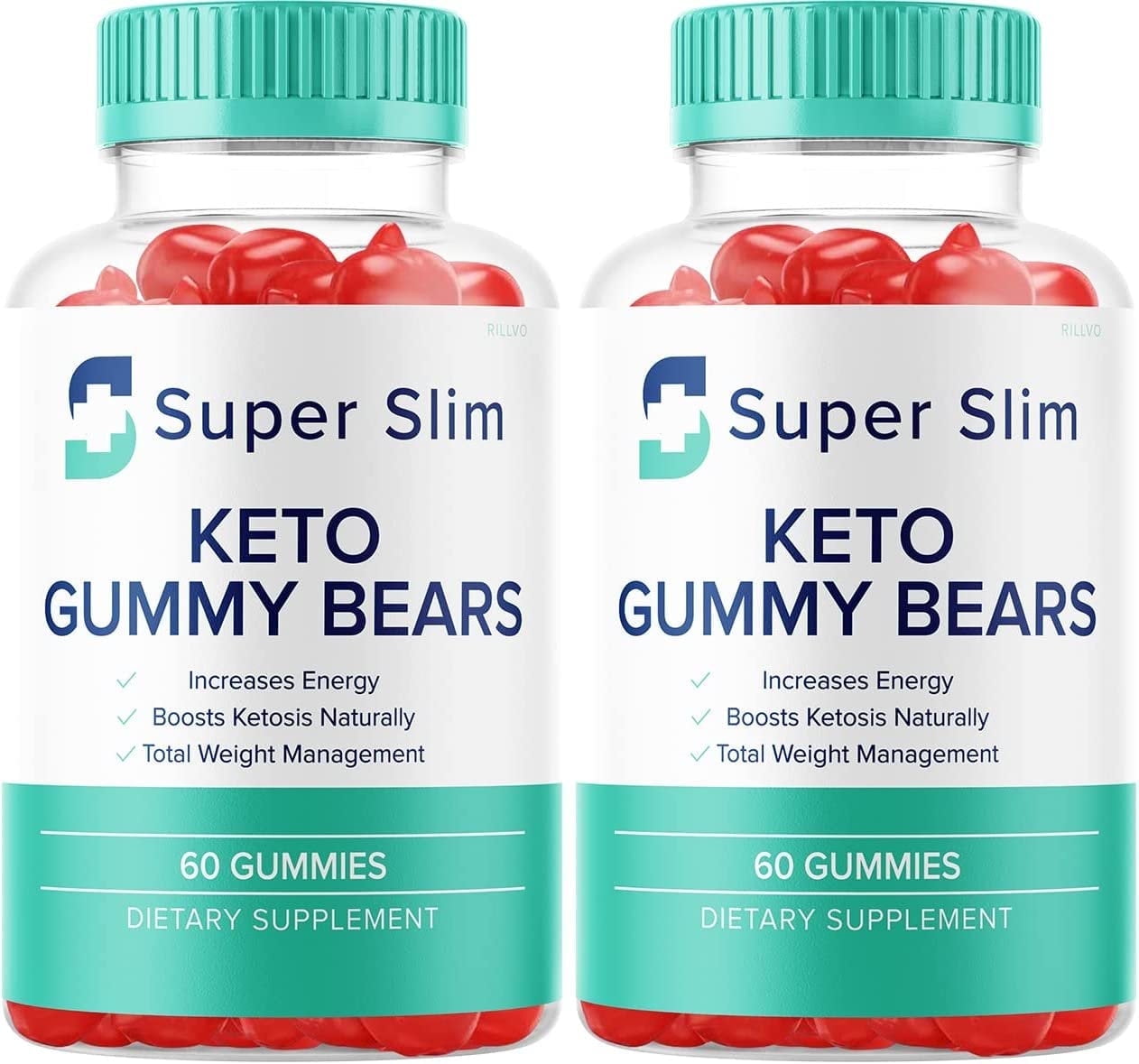 2 Pack Super Slim Keto ACV Gummy Bears Super Slim Keto Gummies ACV ...