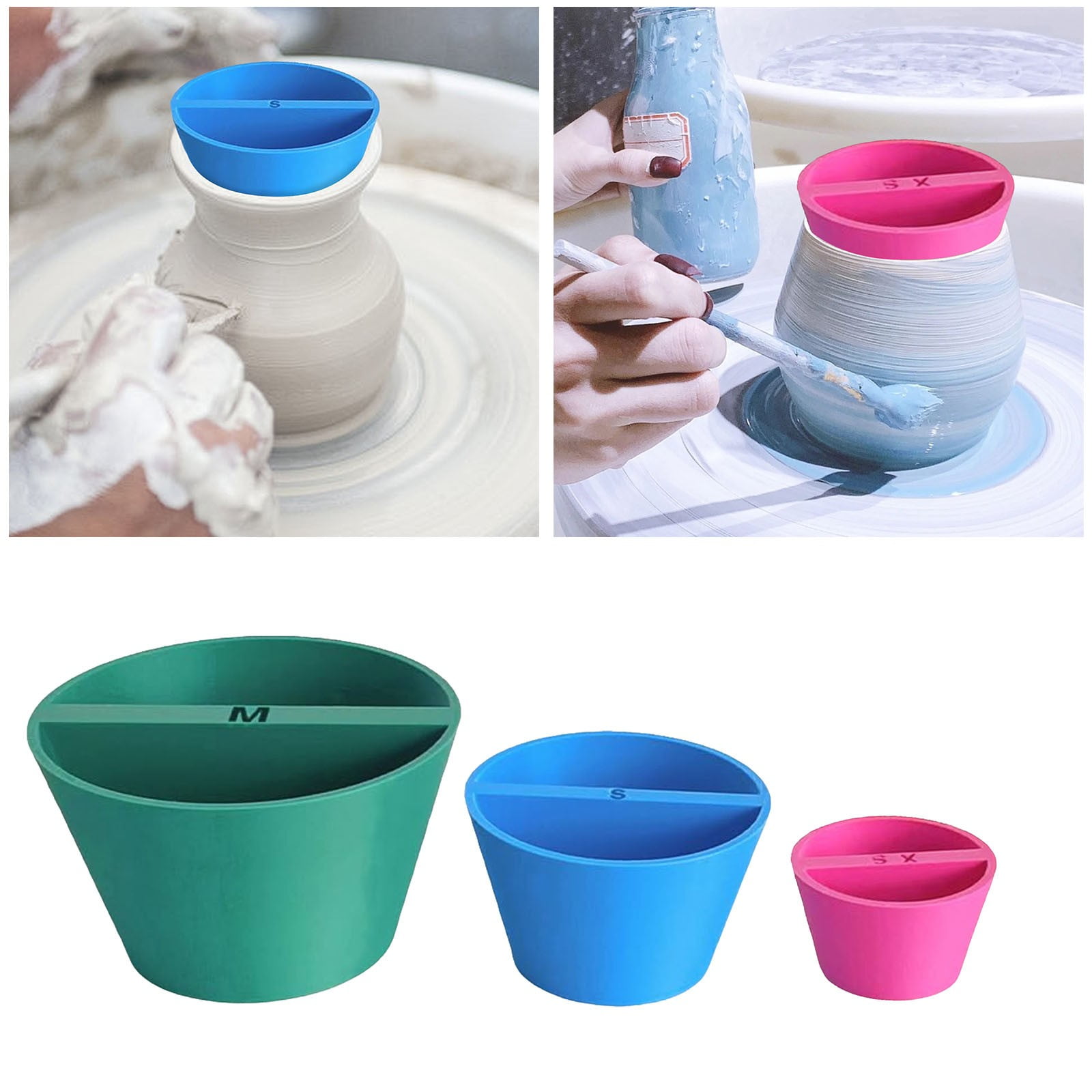 Rim Cone Pottery Tool, Multiple Sizes Ceramic Rim Shaper Cone 3D ...