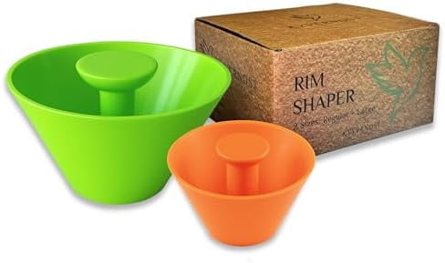 Rim Cone Pottery Tool Set – Includes Small & Large Ceramic Rim Shapers ...