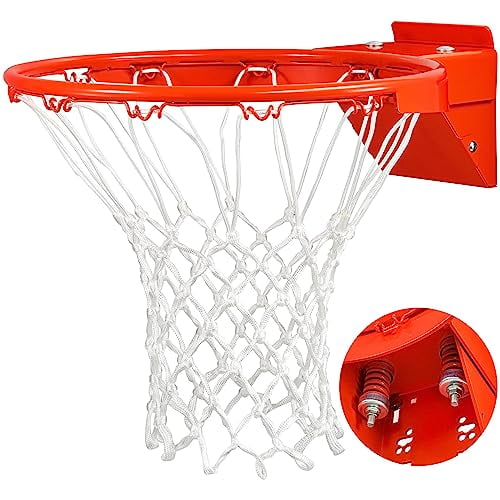 Rim Replacement, Heavy Duty Breakaway Rim and Net, Universal 18 ...