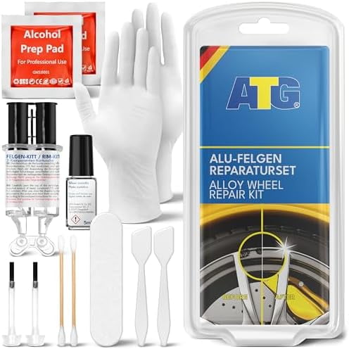 Rim Scratch & Rim Dent Scratch Repair Curb Rash Repair Kit, Car Paint ...