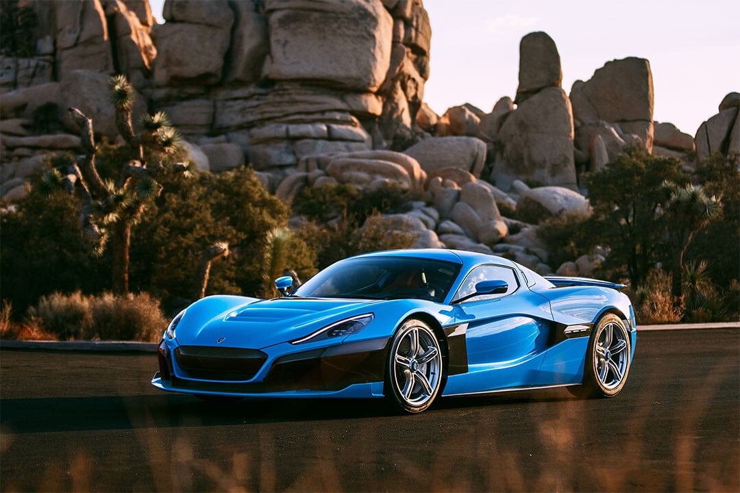 Rimac C Two California Edition Racing Car Wall Art Home Decor - 24x36 ...