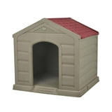 Rimax ECO Resin Dog House for Medium and Large Breeds, Taupe, 36"W ...