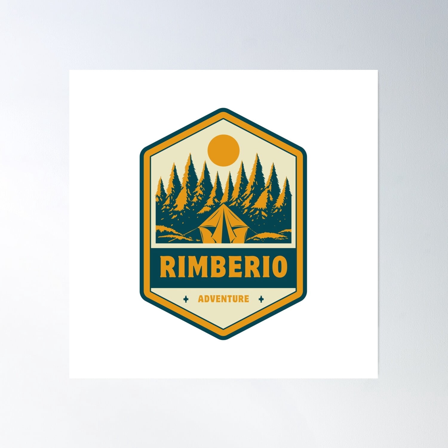 Rimberio Adventure Poster Wall Art, Modern Wall Decor, 24x24 UNFRAMED ...