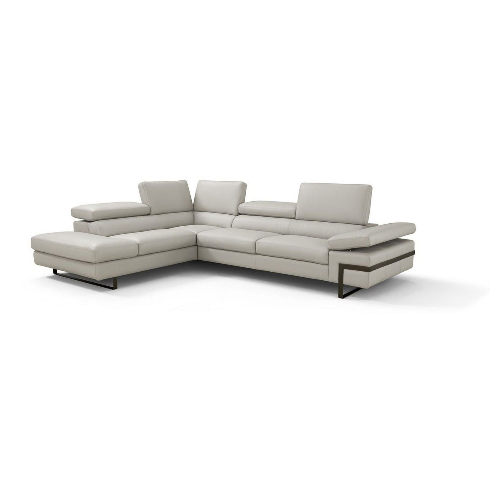 Rimini I867 Sectional Sofa, Light Grey, Right Hand Chaise - Walmart.com