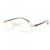 Bifocal Lightweight Slim Rimless Wire Reader - Flexible Clear ...