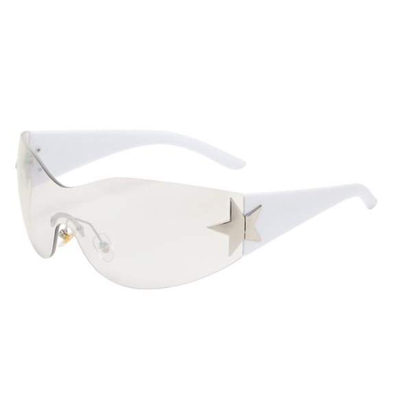 Rimless Wrap Frameless Shades 20S Outdoor Sports Cycling Glasses ...