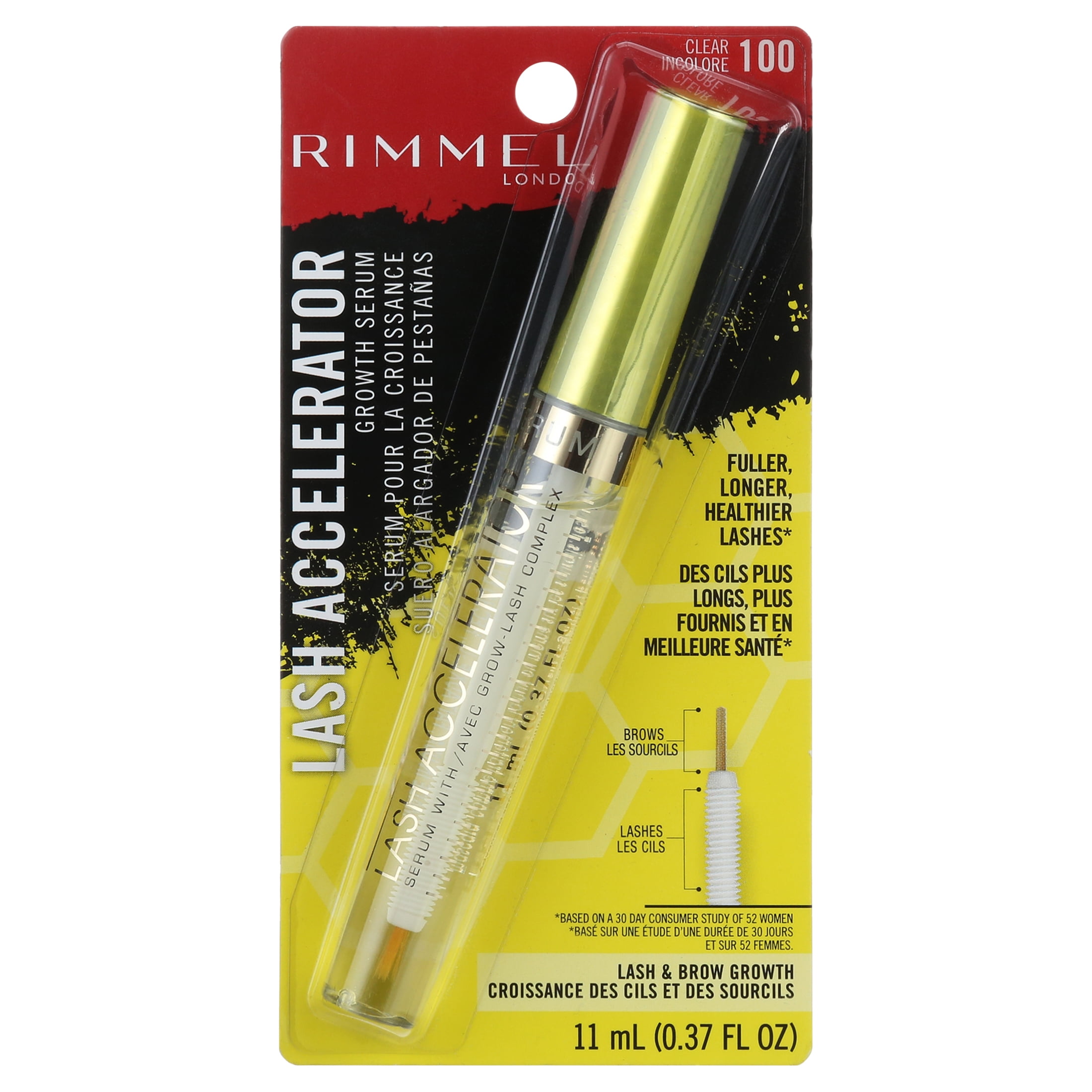 Rimmel Lash Accelerator Serum, Clear - Walmart.com