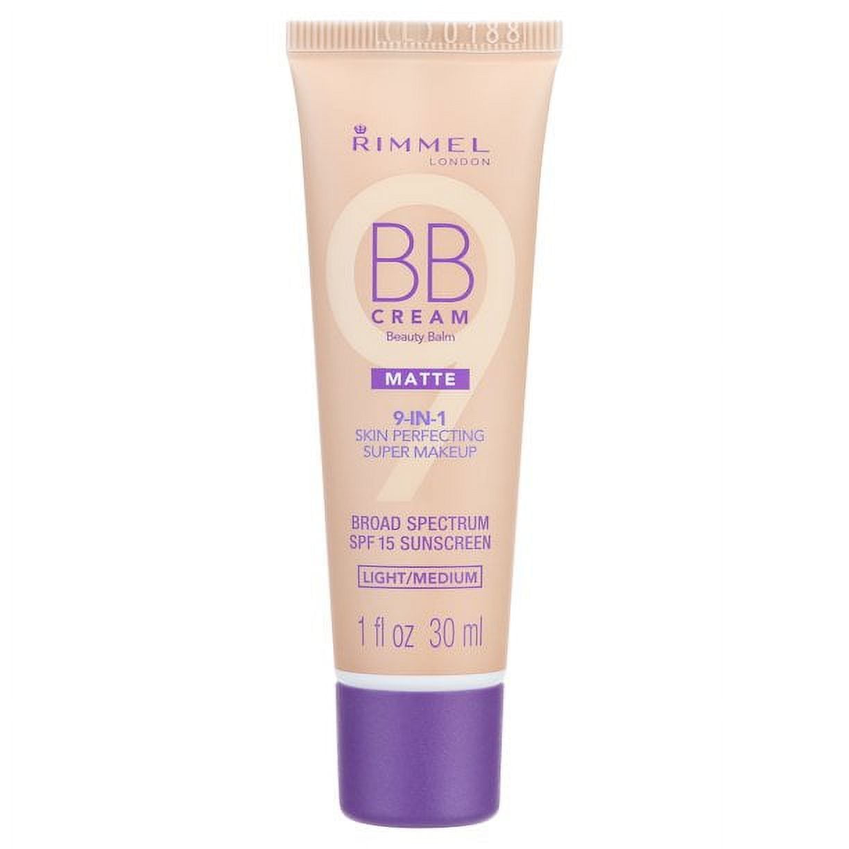 Rimmel London BB Cream Matte, Light Medium, 1 oz - Walmart.com