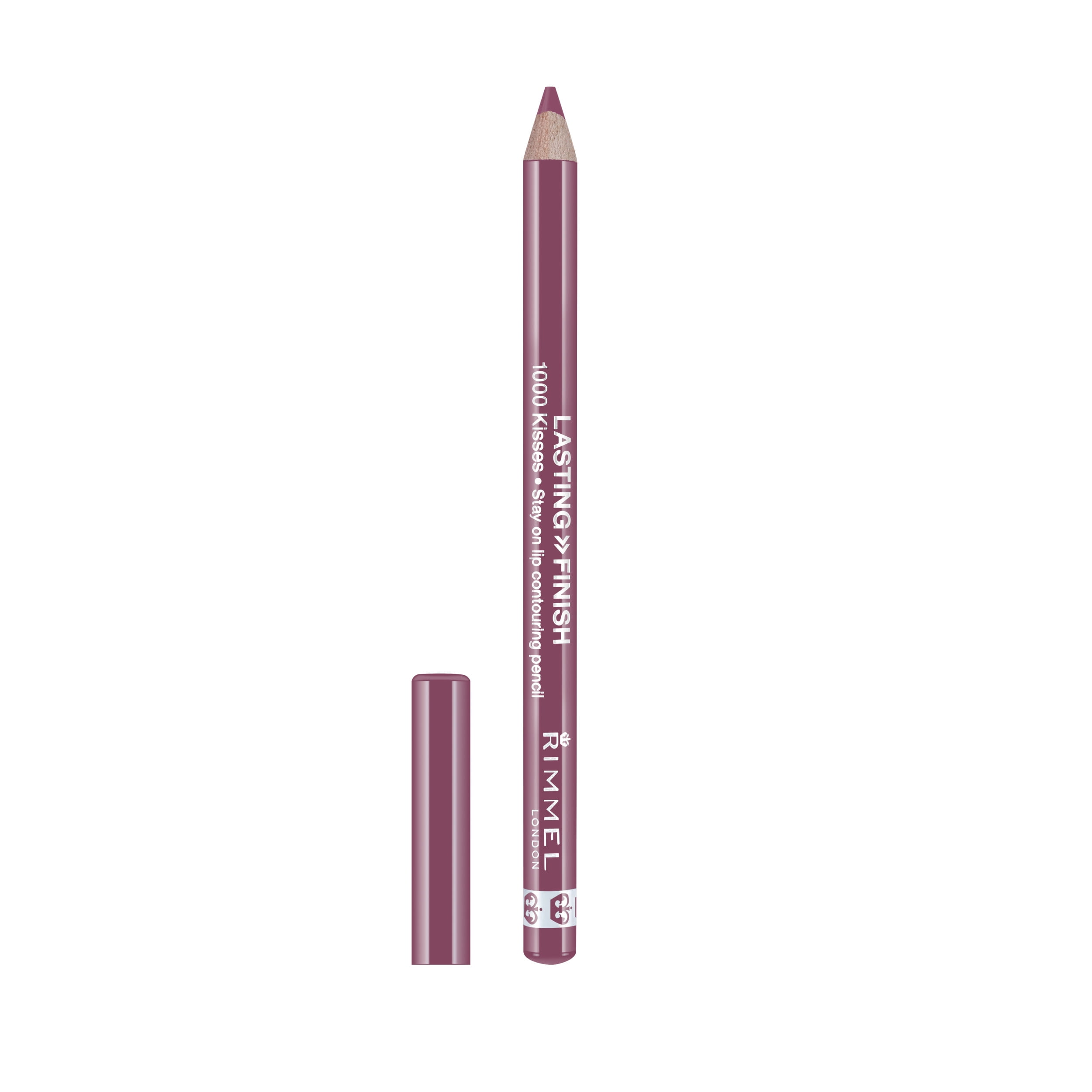 Rimmel London Soft Lasting Finish 1000 Kisses Lip Liner, Wine, 0.04 oz ...