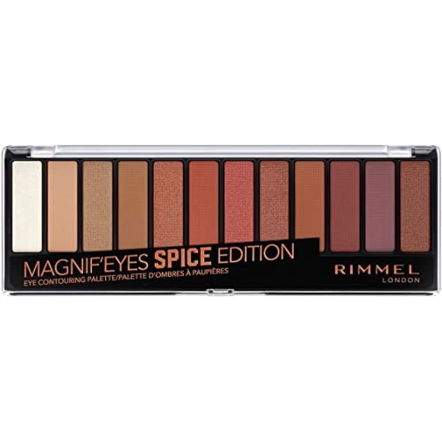 Rimmel London Magnifeyes Eyeshadow Palette, 12 Shades, Blendable ...